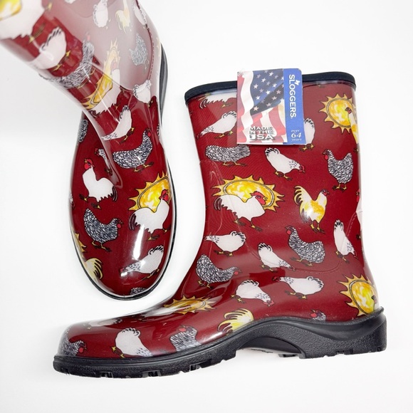 Sloggers | Shoes | New Sloggers Chicken Barn Red Rubber Garden Rain ...